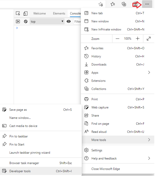 How to find and see things in browser console - Ziggeo